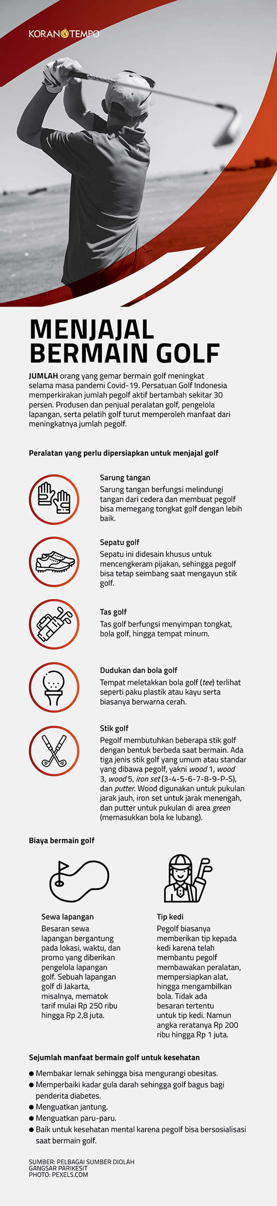 Manfaat Bermain Golf | tempo.co