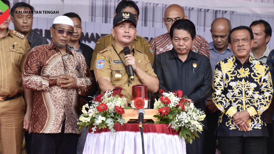 Sugianto Memancang Tiang Perdana Pembangunan RSUD di Hanau | tempo.co