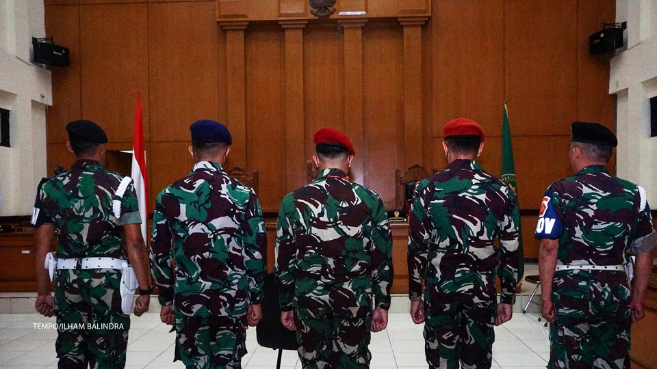 Tren Vonis Ringan Peradilan Militer | tempo.co