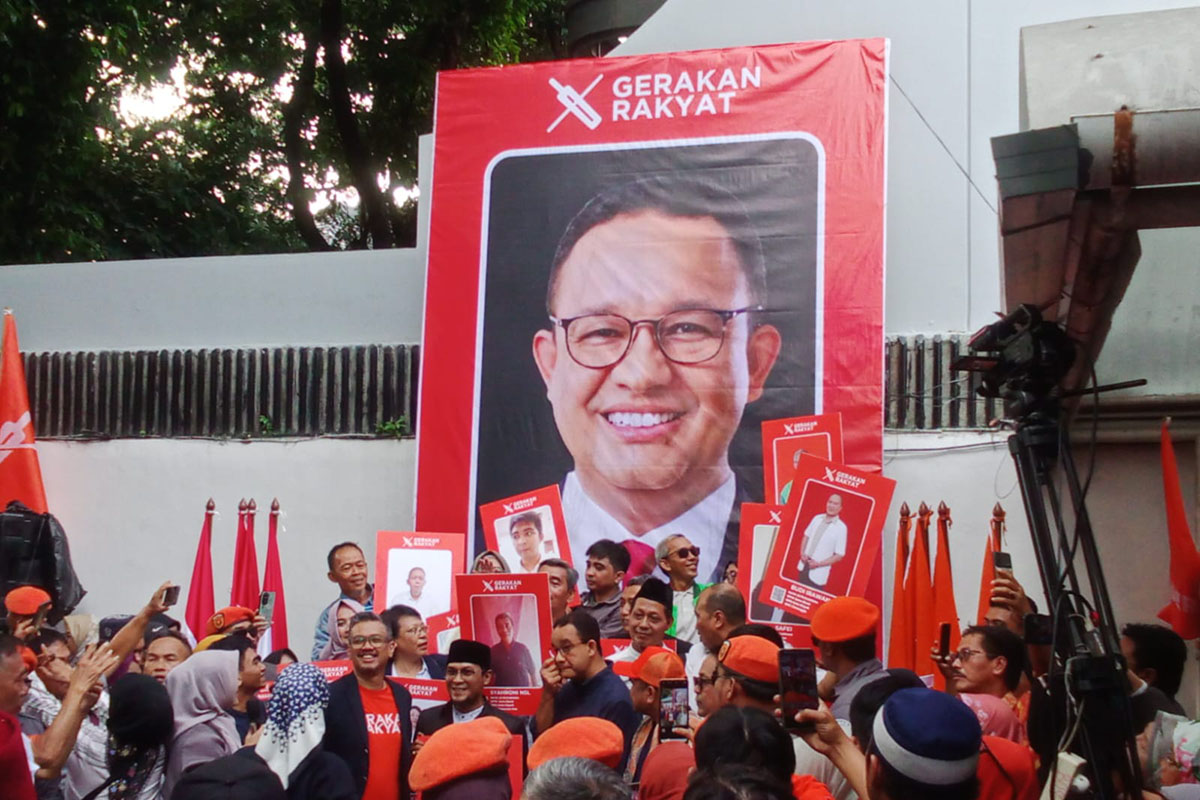 Bisakah Ormas Gerakan Rakyat Menopang Politik Anies Baswedan | tempo.co